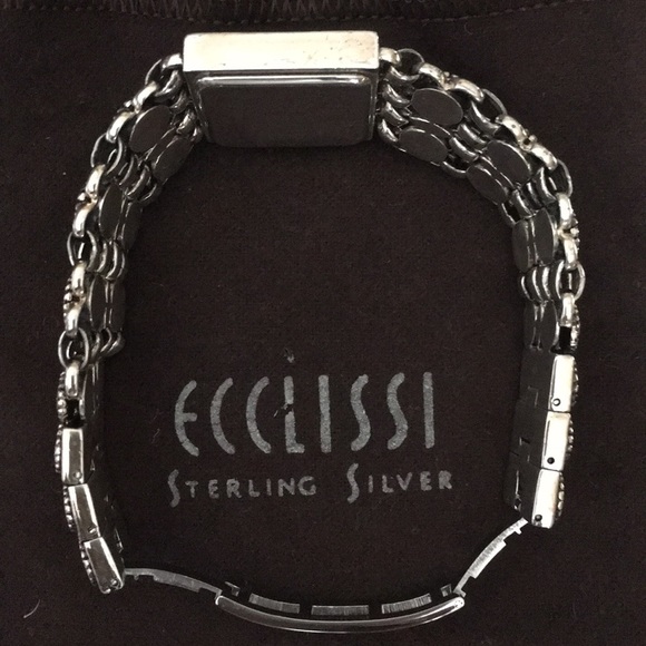 Ecclissi | Accessories | Ecclissi Vintage Sterling Silver Square Watch ...